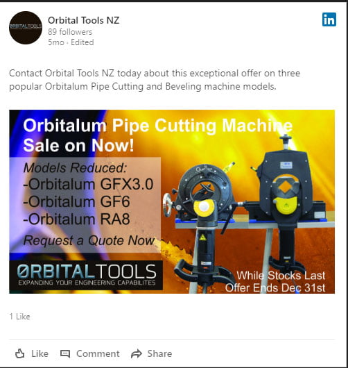 Orbitalum Pipe Cutting Machine Sale | Orbital Tools NZ